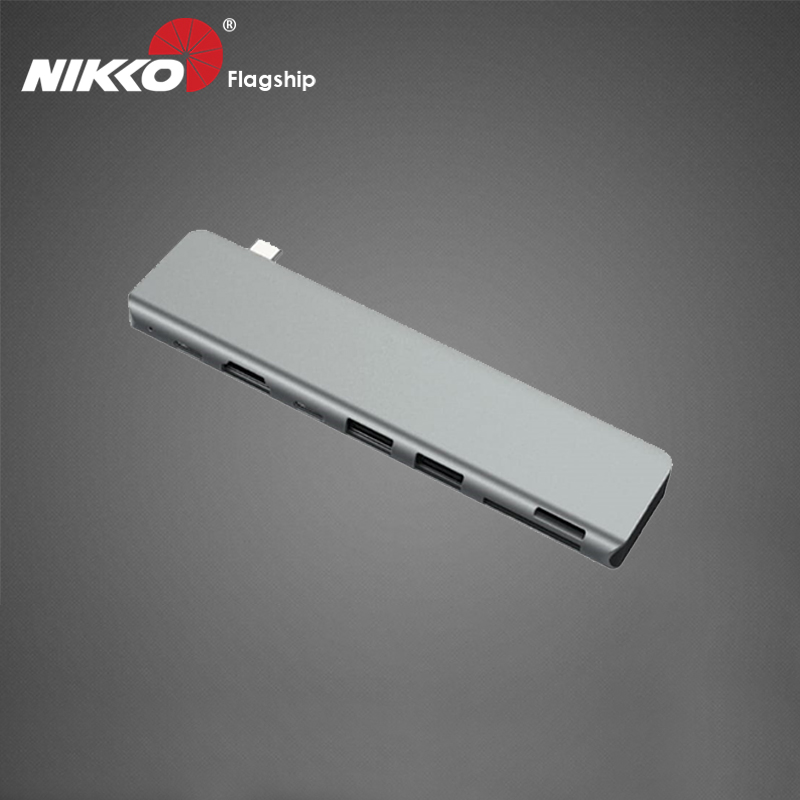 Nikko USB-C Type C 5-in-1 7-in-1 Single Dock Docking station Laptop Ad ...